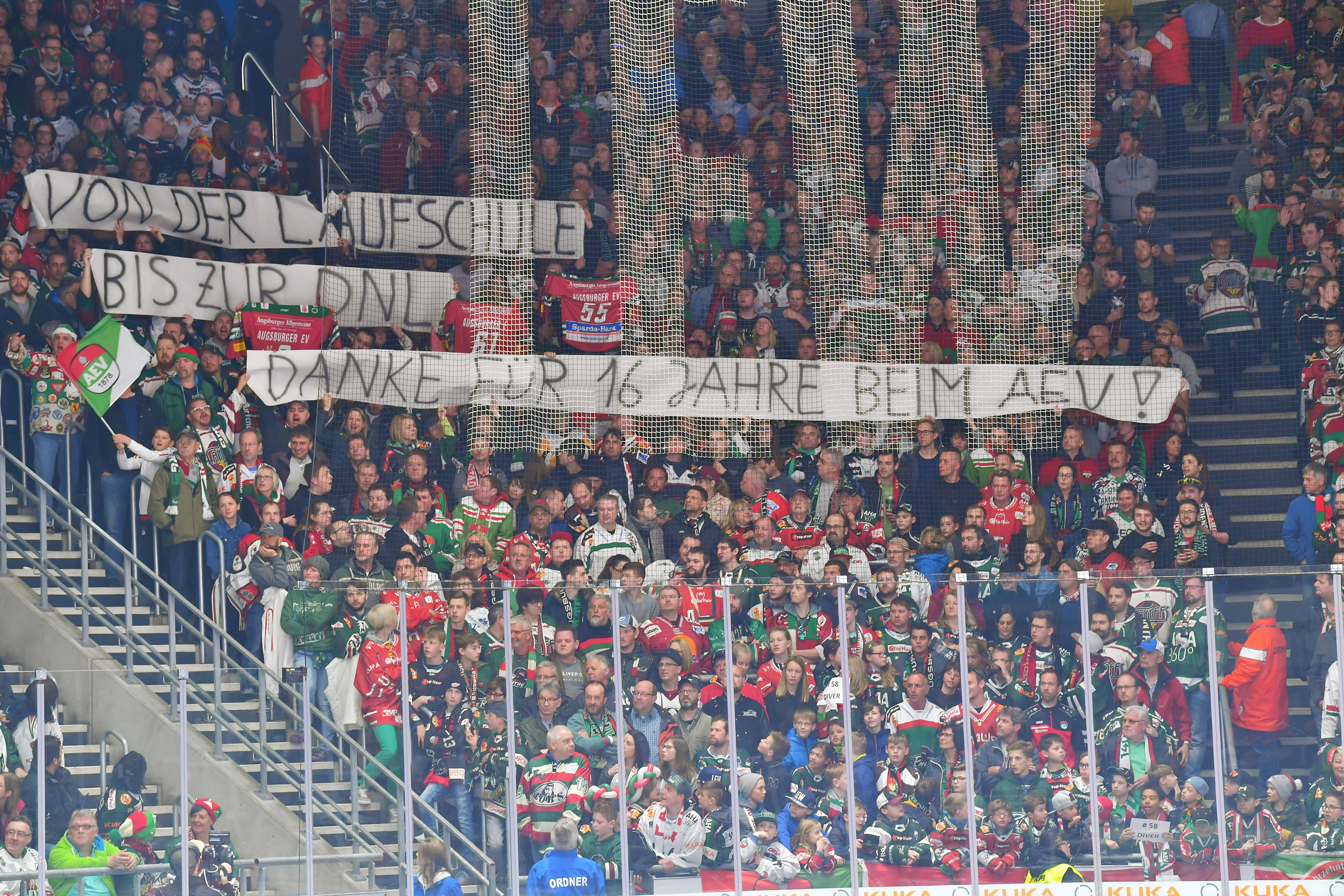 DNL: Tolle Geste der AEV-Fans – Augsburger Eislaufverein e.V.